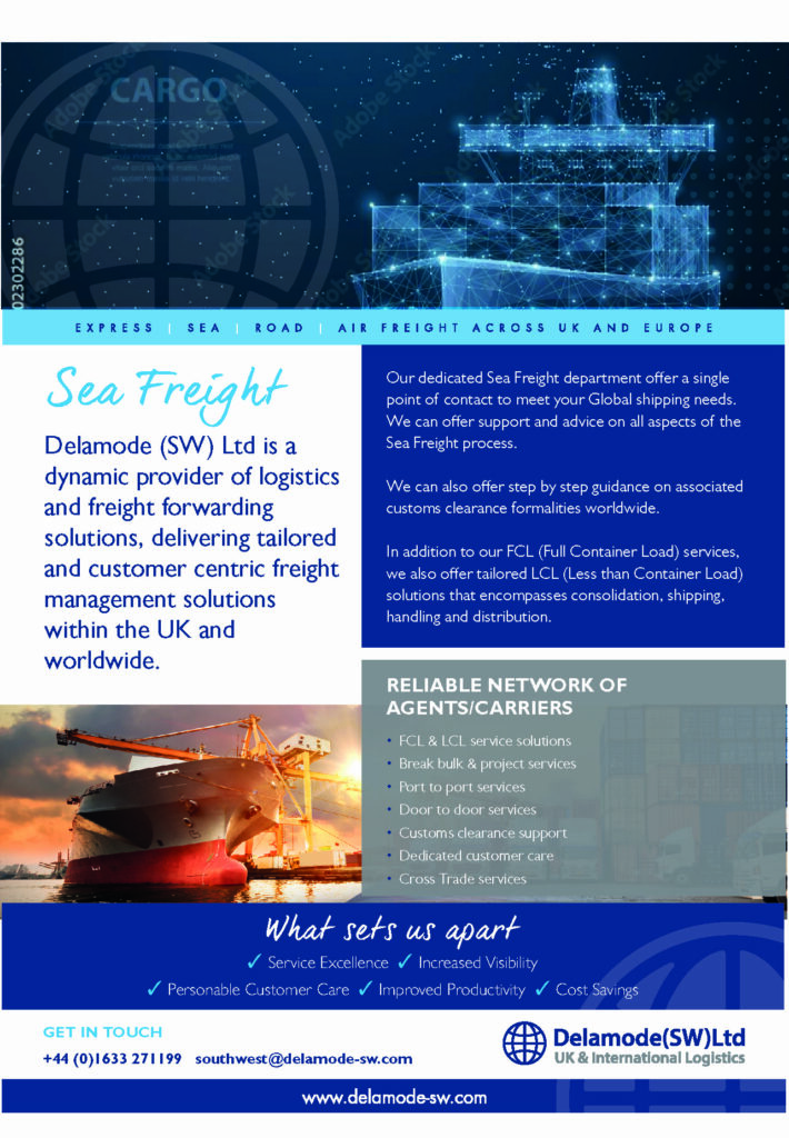 Sea Freight - Delamode SW